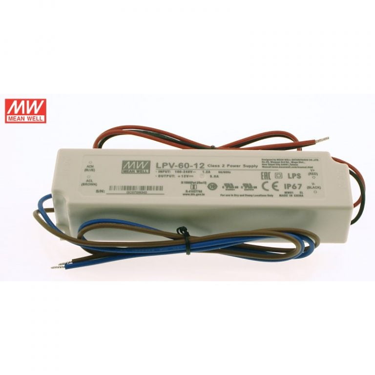 Mean-Well 60W LED Driver - 12V | LED Lighthouse