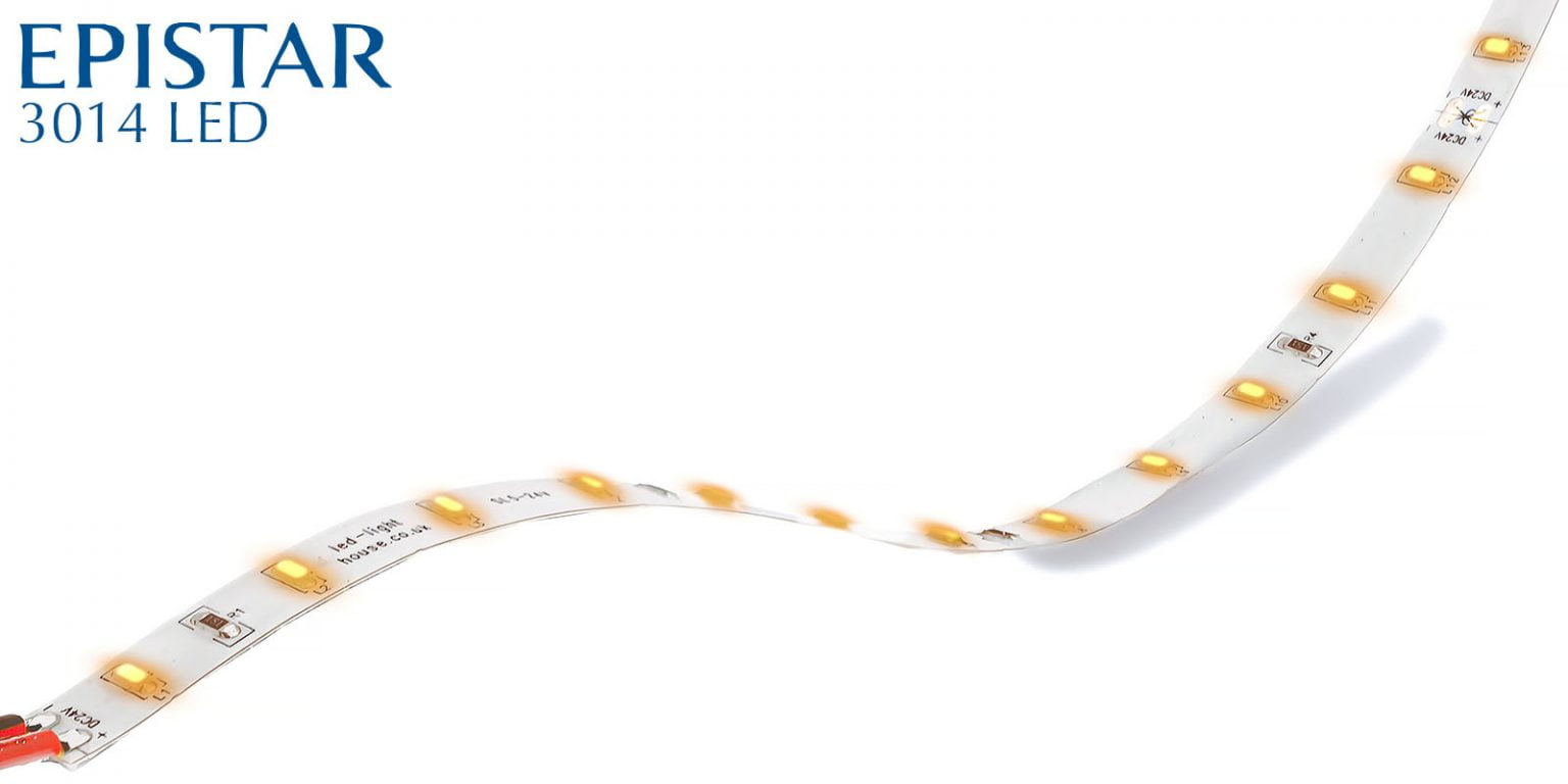 24V Orange LED Strip Light - IP65 Splashproof | LED Lighthouse
