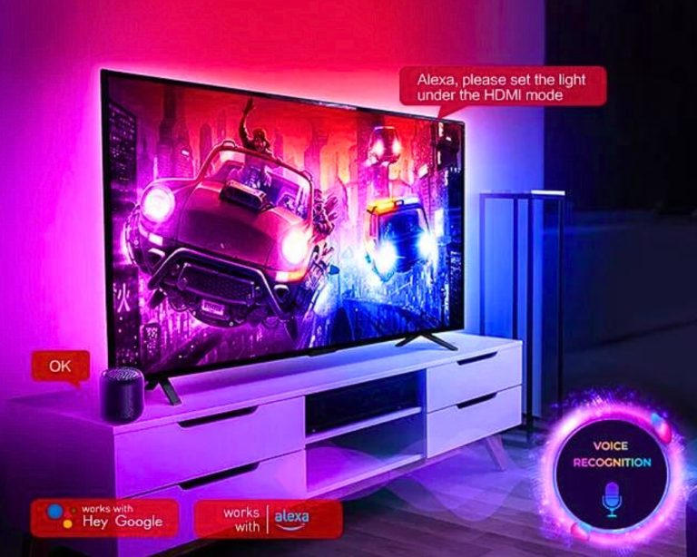 RGBW LED TV Backlight Kit - HDMI TV Sync Box and LED Strips